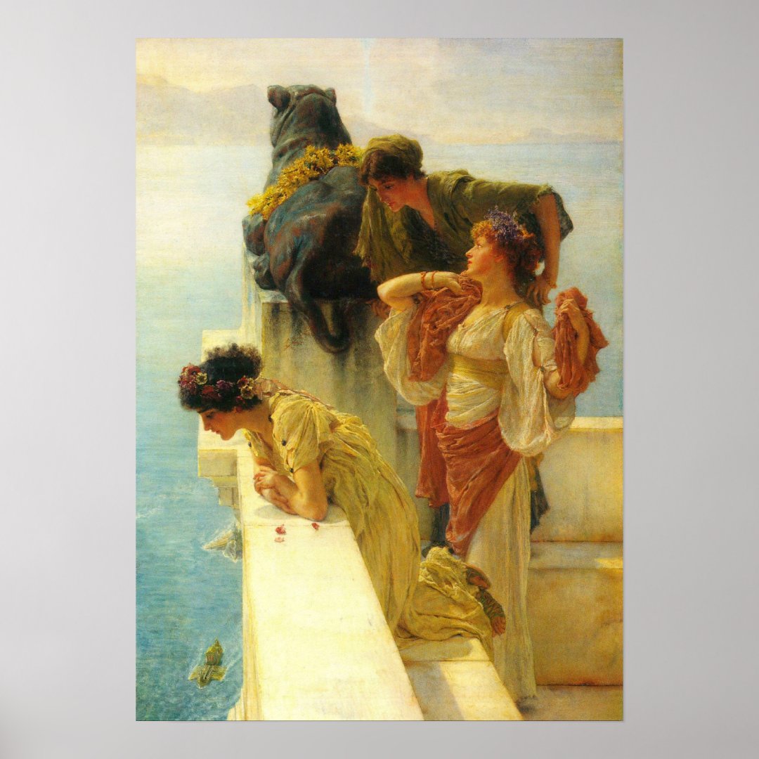 A Coign Of Vantage by Sir Lawrence Alma-Tadema Poster | Zazzle