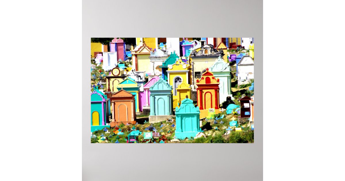 A colourful way to go poster | Zazzle