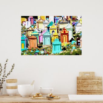 A colourful way to go poster | Zazzle