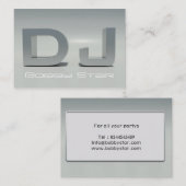 A cool DJ initials business card | Zazzle