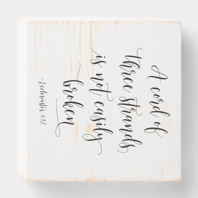 not easily broken scripture
