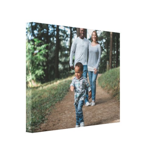 A Create your family photo canvas print | Zazzle