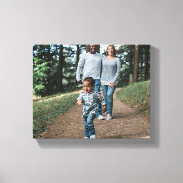 A Create your family photo canvas print | Zazzle