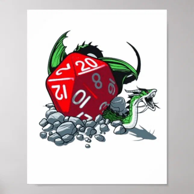 A Critical Roll Poster | Zazzle