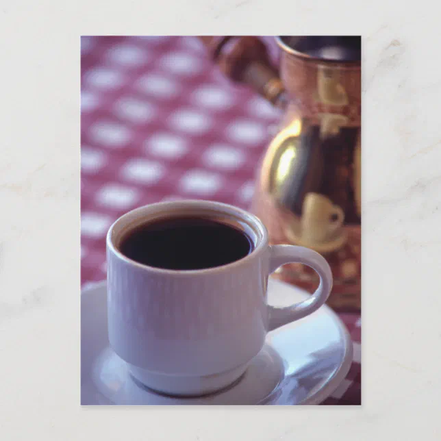 A cup of Arabic Coffee. Syria. The Middle Postcard | Zazzle