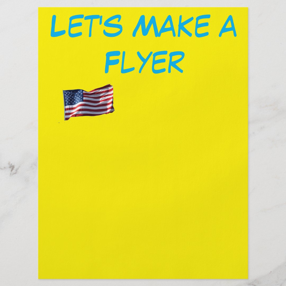 A custom flyer | Zazzle