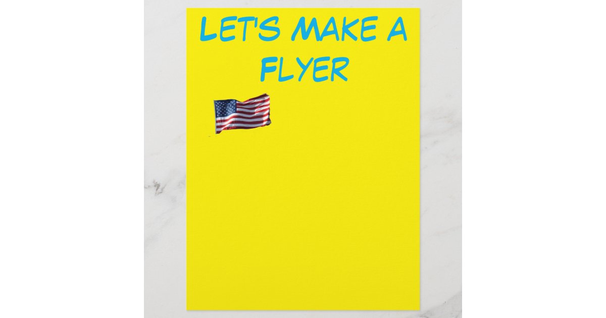 A custom flyer | Zazzle