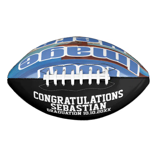 A custom text Personalized Football | Zazzle