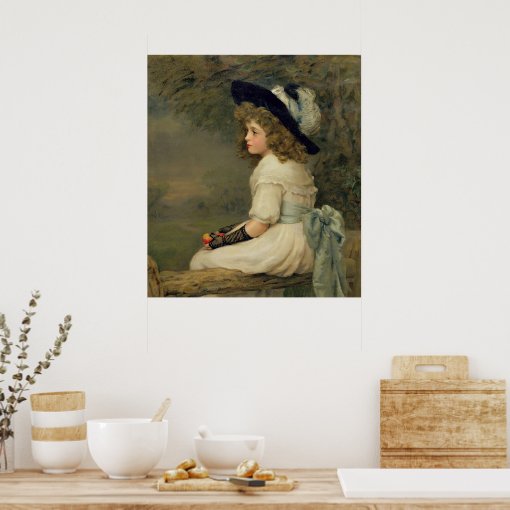 A Daughter of Eve, Pears Annual, Christmas, 1899 Poster | Zazzle