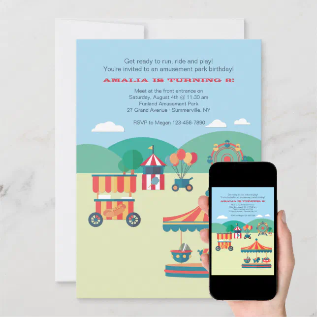 A Day At The Park Invitation | Zazzle