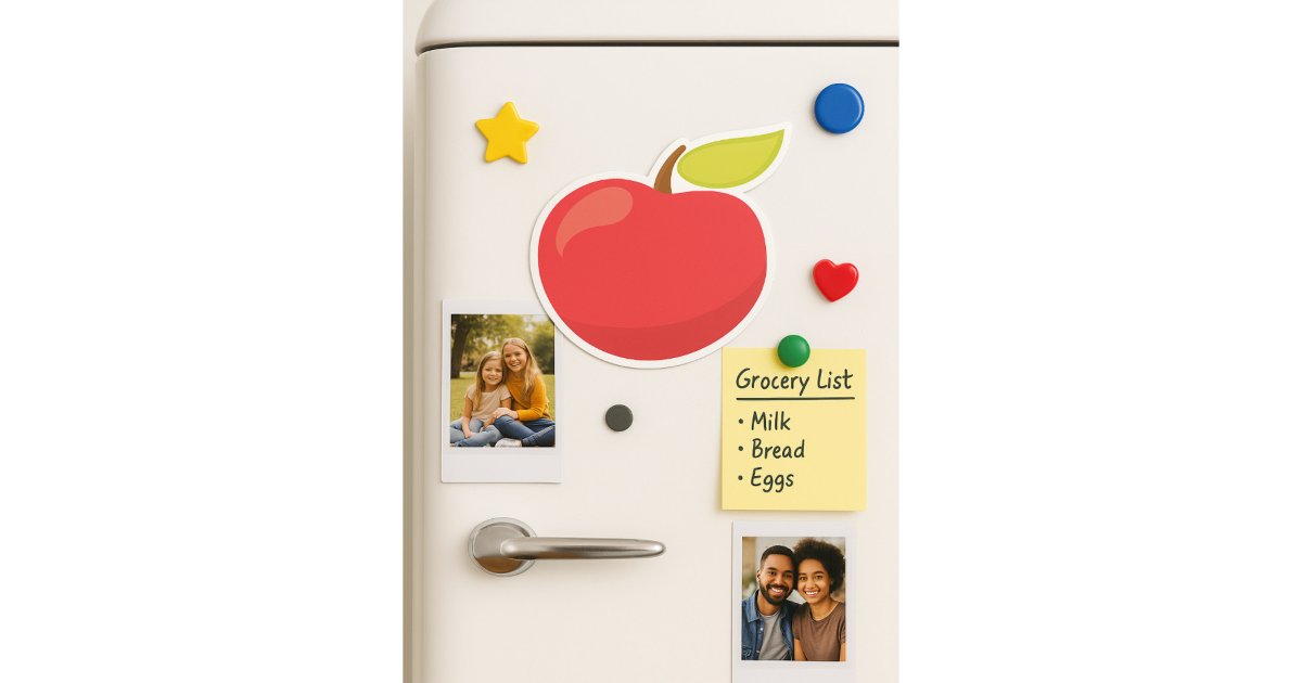 A Delicious Apple Sticker | Zazzle