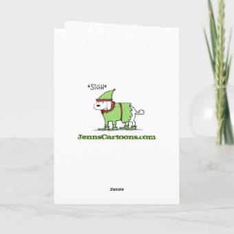 A Dog's Letter to Santa Clause Funny Christmas Holiday Card | Zazzle