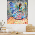 A Faerie Queen Fantasy Art by Molly Harrison Poster | Zazzle