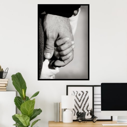 A Father's Trusting Protective Love Poster | Zazzle