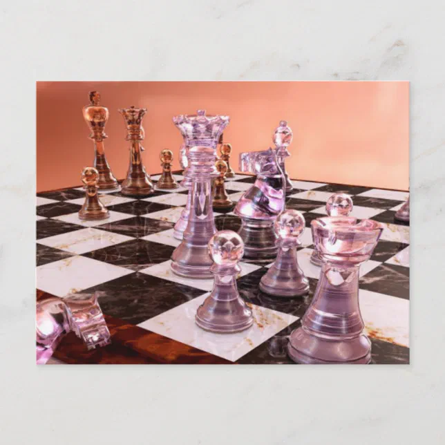A Game of Chess Postcard | Zazzle