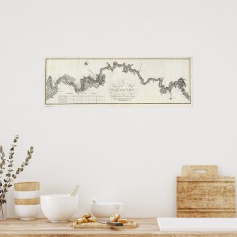 A General Map Of The River Ohio Poster | Zazzle