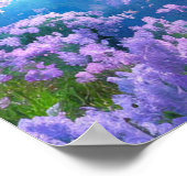 A Glowing Garden Pond Poster | Zazzle