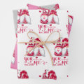 A Gnome for Valentines | Valentines Day Wrapping Paper Sheets | Zazzle