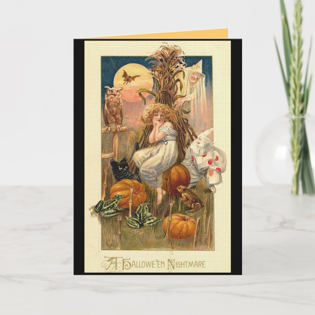 A Halloween Nightmare Card | Zazzle