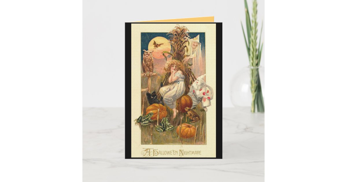 A Halloween Nightmare Card | Zazzle