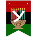 A HAPPY KWANZAA Pan African Bunting Flags | Zazzle