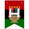 A HAPPY KWANZAA Pan African Bunting Flags | Zazzle
