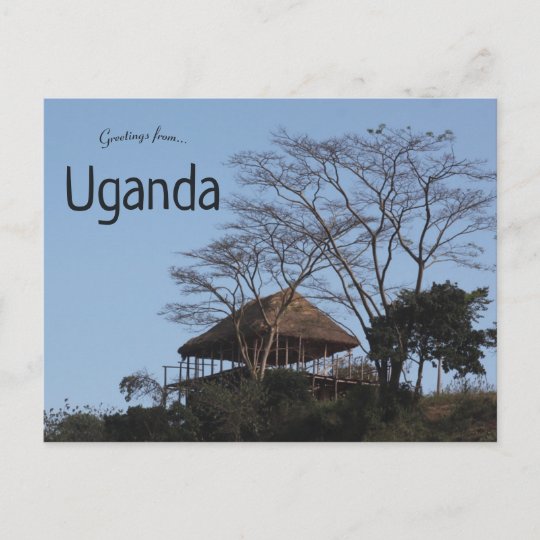 A Hut in Uganda Postcard | Zazzle.com