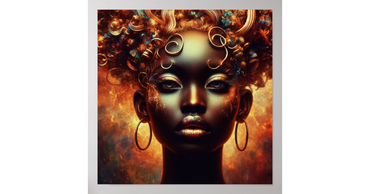 A.I. Beautiful Young Woman Poster | Zazzle