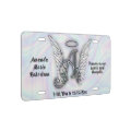 A is for Angel Personalized License Plate | Zazzle