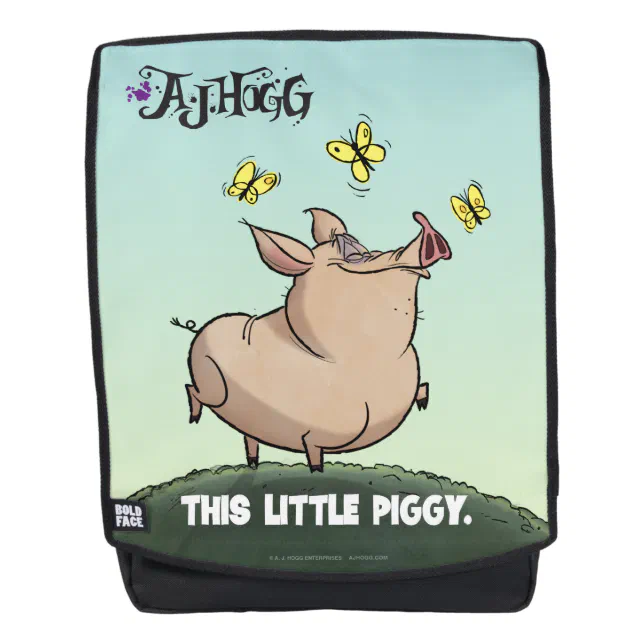 A. J. HOGG "LITTLE PIGGY" BACKPACK | Zazzle