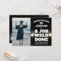 A Job Weld Done Torch & Sparks Welder Graduation Invitation | Zazzle