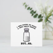 A Joke About Sodium Postcard | Zazzle