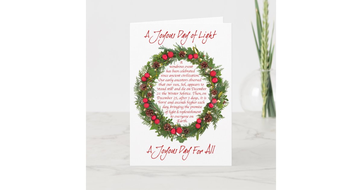 A JOYOUS DAY - CARD | Zazzle