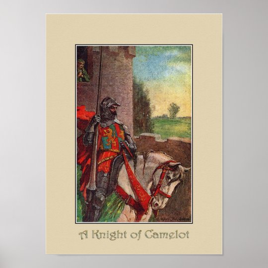 A Knight of Camelot Art Print | Zazzle.com