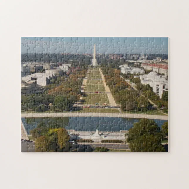 A landscape view of Washington DC Jigsaw Puzzle | Zazzle