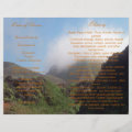 A Life Remembered Funeral Program-single fold | Zazzle