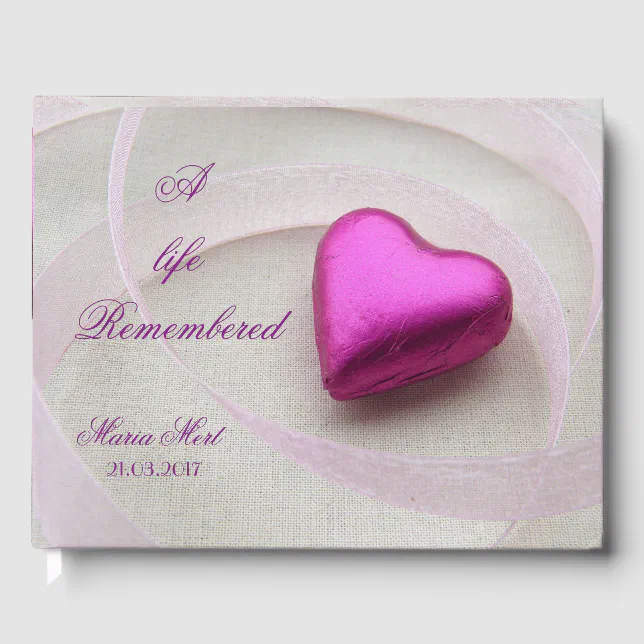 A life remembered: In Loving Memory Guest Book | Zazzle