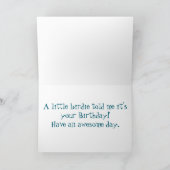 A little birdie told me - customizable card. card | Zazzle