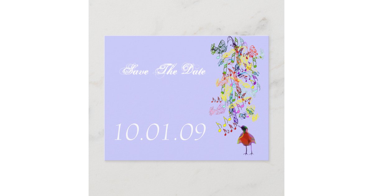 A Little Birdie Told Me So Announcement Postcard | Zazzle