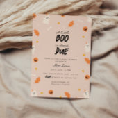 A little boo is almost due baby shower invitation | Zazzle