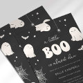 A Little Boo is Almost Due Baby Shower Invitation | Zazzle