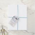 A Little Boo is Almost Due Boy Baby Shower Favor Gift Tags | Zazzle