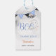 A Little Boo is Almost Due Boy Baby Shower Favor Gift Tags | Zazzle