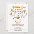 A Little Boo Is Almost Due Cute Ghost Baby Shower Invitation | Zazzle