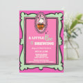 A Little Boo Is Brewing Brunch Baby Shower Invitation | Zazzle