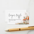 A Little Fungi Enchanted Mushroom Diaper Raffle Enclosure Card | Zazzle
