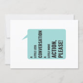 A Little Less Conversation, A Little More Action, Invitation | Zazzle