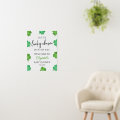 A Little Lucky Charm Baby Shower Welcome Sign | Zazzle