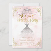 A Little Princess turning SIX 6TH Birthday Party Invitation | Zazzle