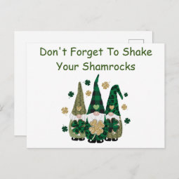 A Little Shamrock Humor Postcard | Zazzle